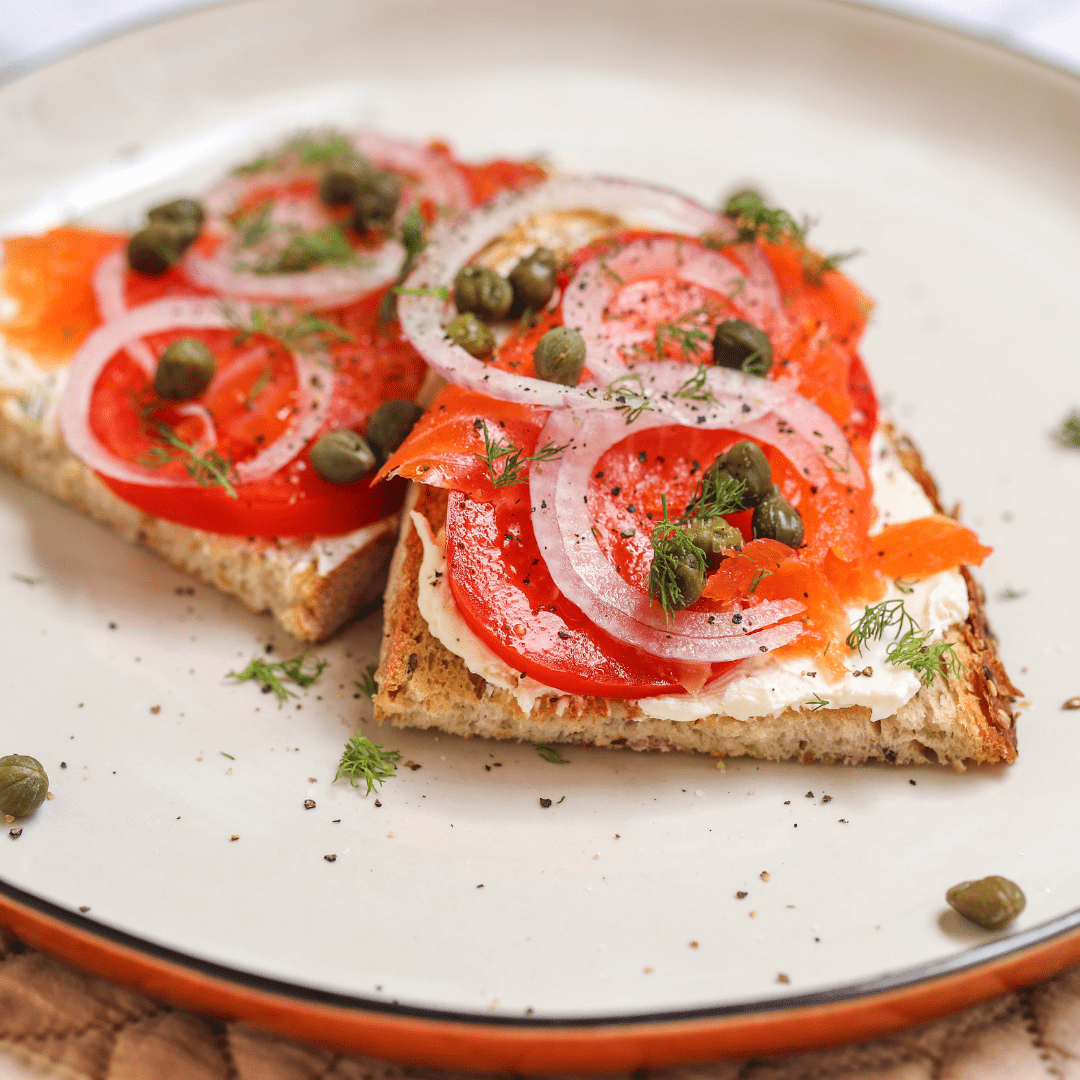 How to Make Smoked Salmon Toast - Pesto & Margaritas